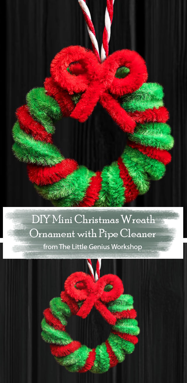 DIY Pipe Cleaner Wreath Tutorial - Creative Handmade Decoration ...