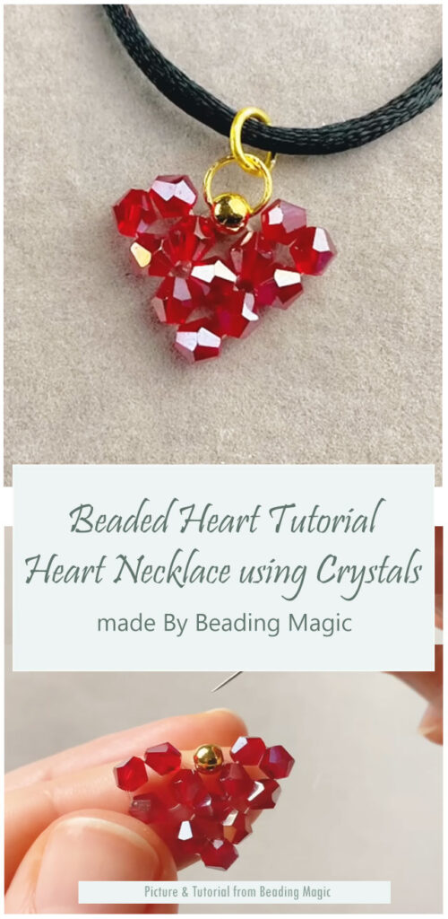 A Necklace Full of Heart: DIY Beaded Pendant You’ll Love - WoDIYCraft.com