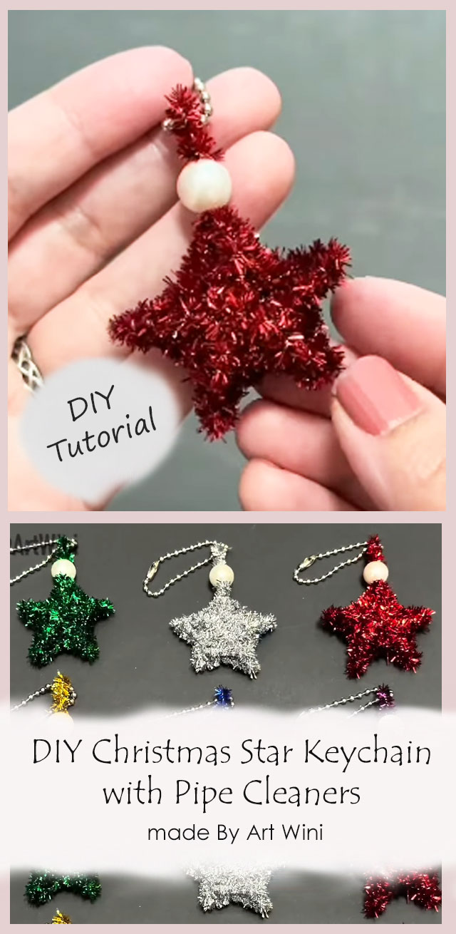 Twist & Shine: DIY Star Made from Pipe Cleaners - WoDIYCraft.com